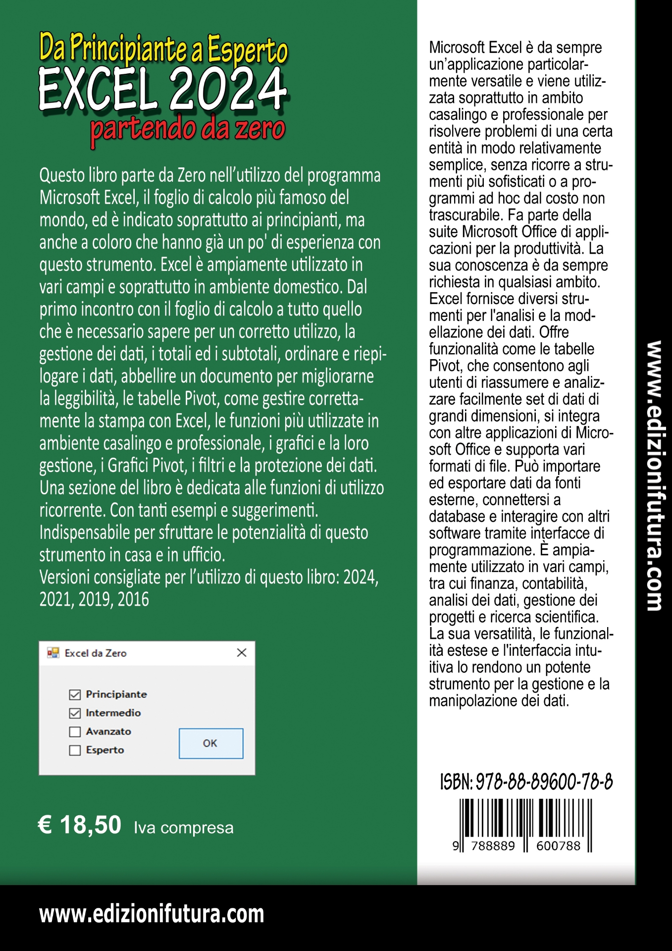 EDIZIONI FUTURA.COM. Excel 2024 - Da Principiante a Esperto - Partendo ...